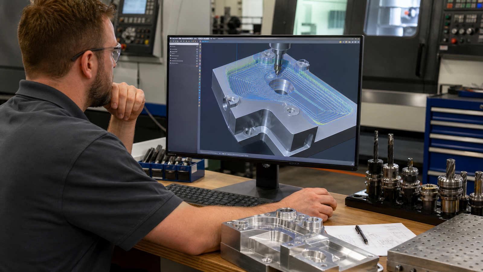 AI in CNC Workflows: Auto-Quoting, CAM, DFM | RivCut